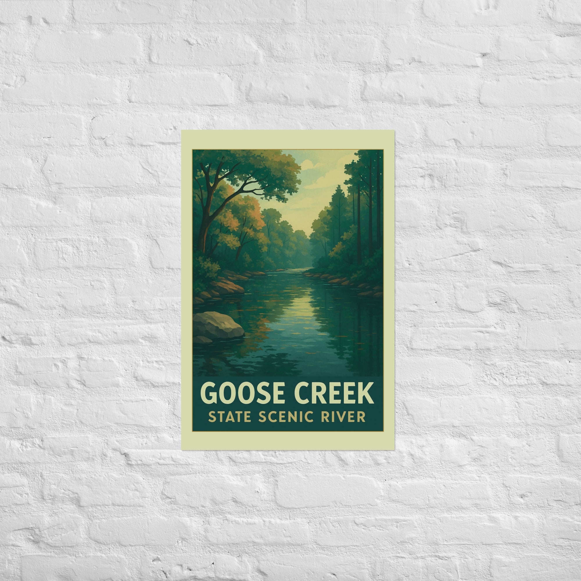 Goose Creek: State Scenic River Poster – Goose Creek Association